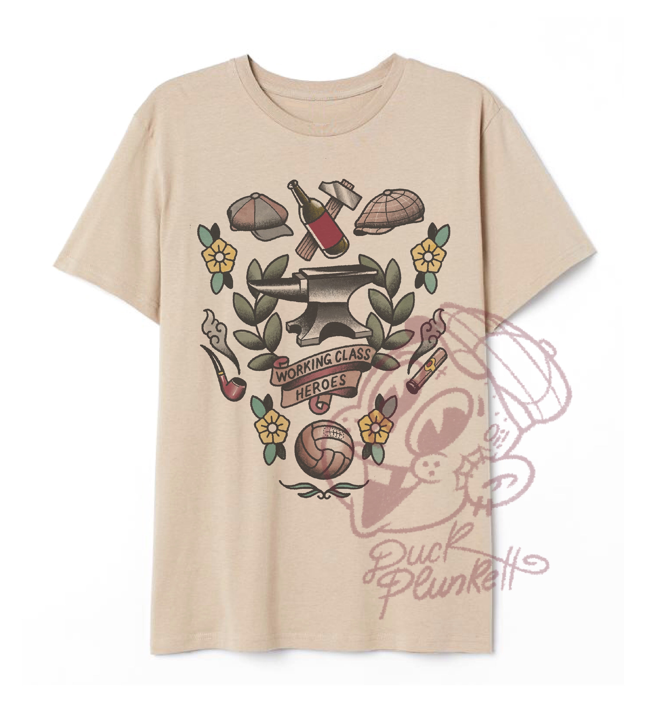 WORKING CLASS TSHIRT – Mr.Duck Plunkett